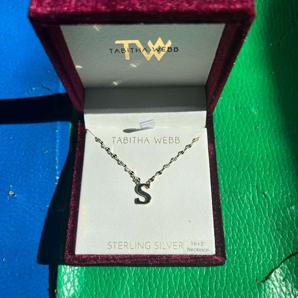 Jewelry | Tabitha Webb Sterling Silver S Necklace | Poshmark